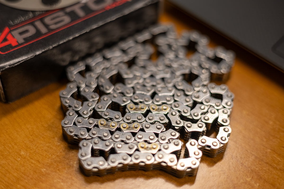 4 Piston Ultra High Polished Timing Chain – 4 Piston Racing