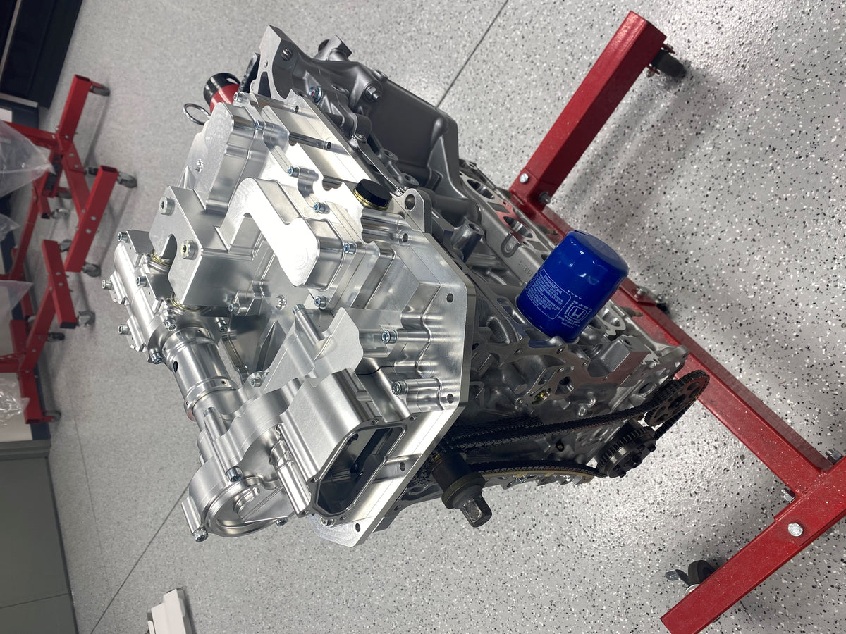 AT Power K20/K24 Integrated Dry Sump System – 4 Piston Racing