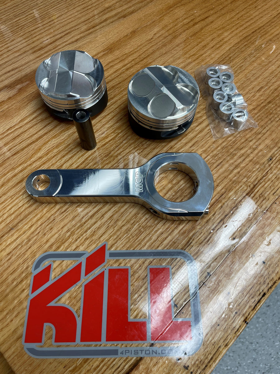 4P Nitromethane Piston and Rod COMBO - K24 – 4 Piston Racing