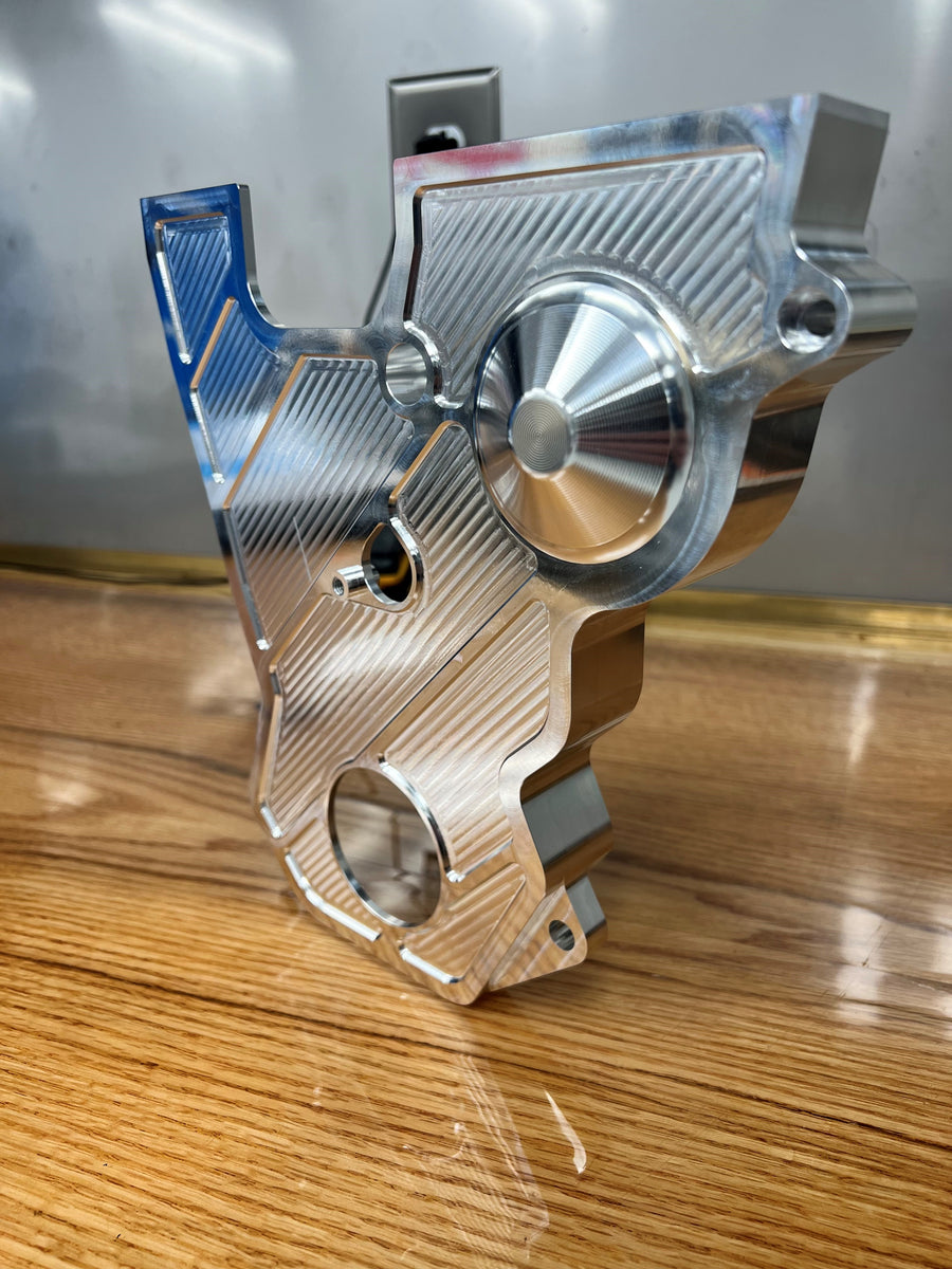 Ramey Racing Billet B-Series Timing Cover – 4 Piston Racing